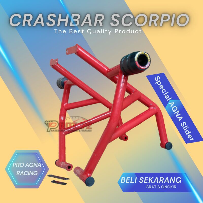 Jual Crashbar Tubular New SCORPIO Z Plus Jalu Agna Full Hitam Aksesoris ...
