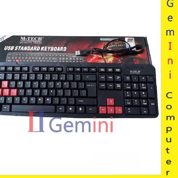 Jual KEYBOARD USB MTECH STK 01/ KEYBOARD STANDARD FOR PC | Shopee Indonesia