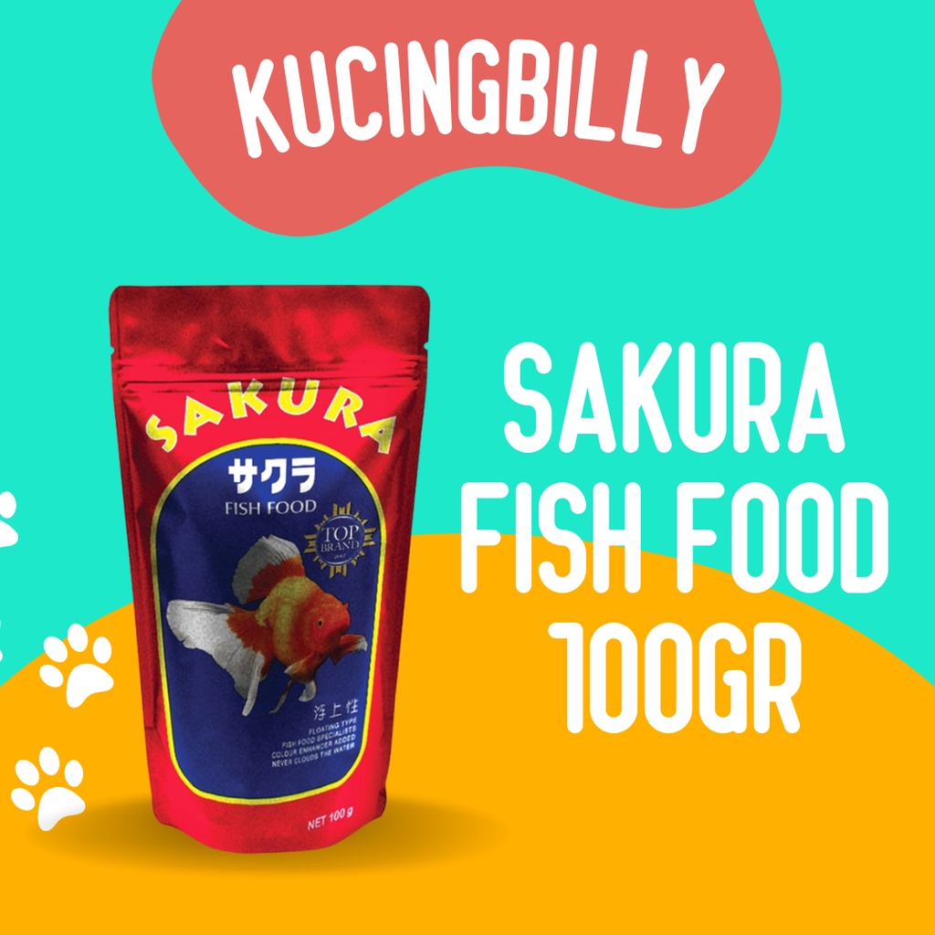 Jual Sakura Fish food 100gr Makanan ikan | Shopee Indonesia