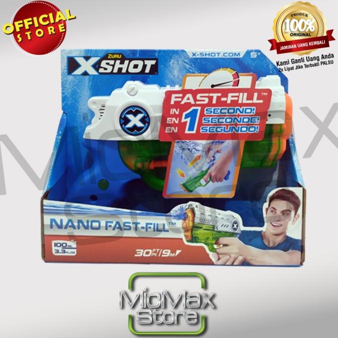 Jual Zuru Xshot X Shot Nano Fast Fill Pistol Air Tembakan Air Ori ...