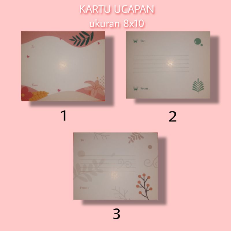 Jual KARTU UCAPAN POLOS / GREETING CARD | Shopee Indonesia