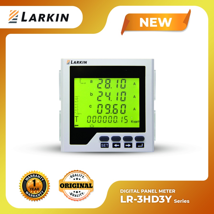 Jual Larkin LR-3HD3Y Digital Multifunction Meter with THD and RS485 ...