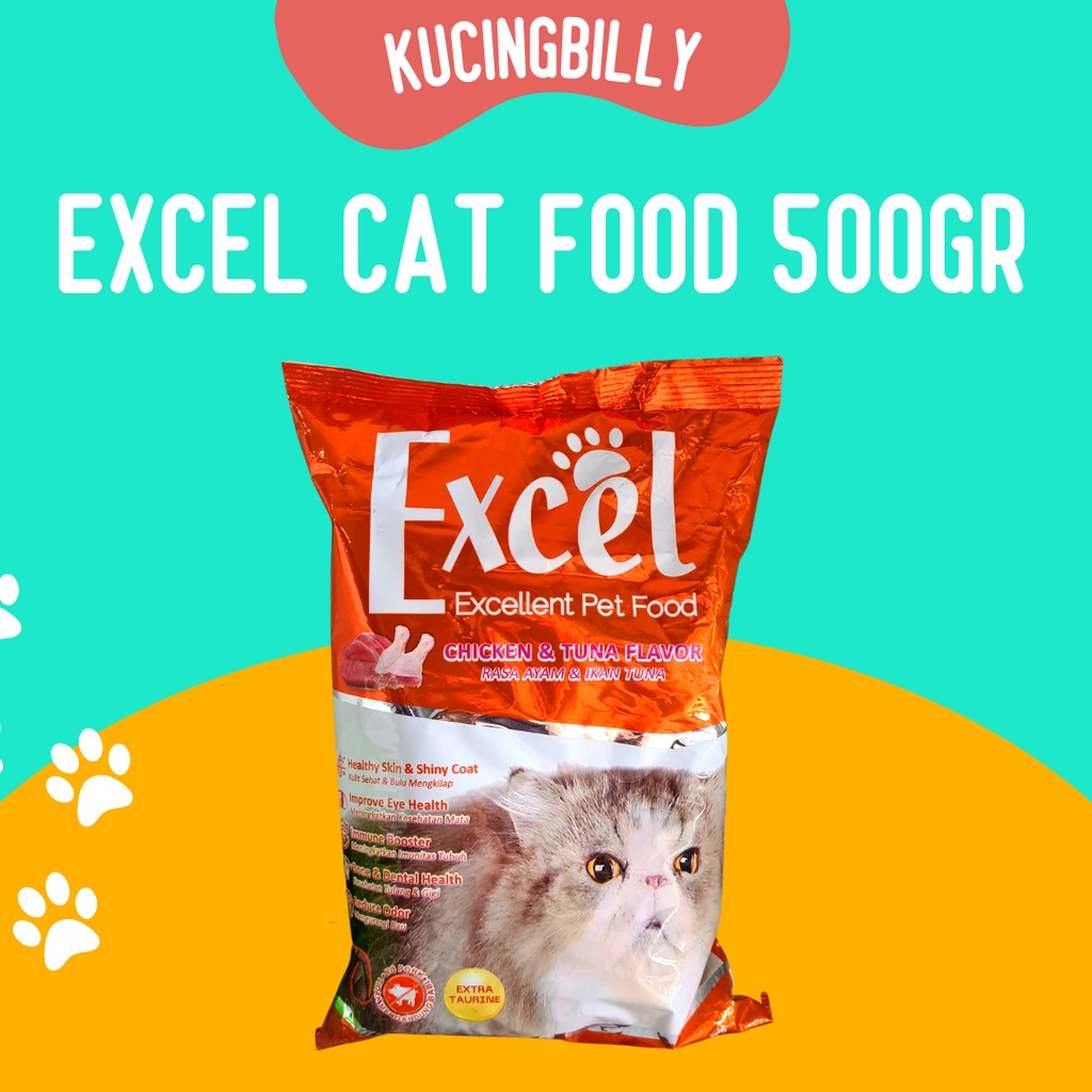 Jual Excel cat food 500gr makanan kucing | Shopee Indonesia
