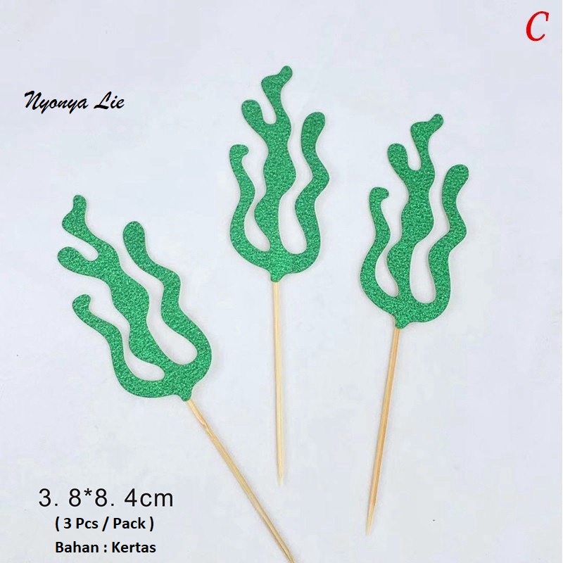 Jual CCM03 Cake Topper Mermaid 3D Putri Duyung Dekorasi Kue Ultah Anak ...