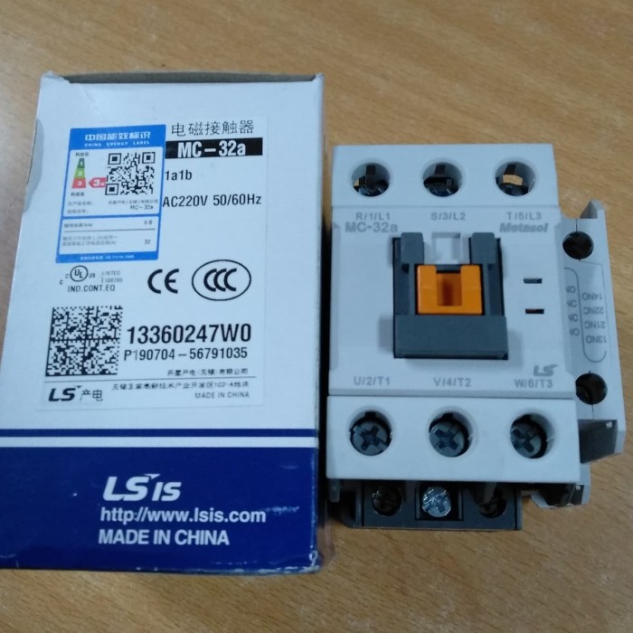 Jual KONTAKTOR CONTACTOR MC-32 MC-32A 220V 36V 48V BKN GMC 32A LS ...