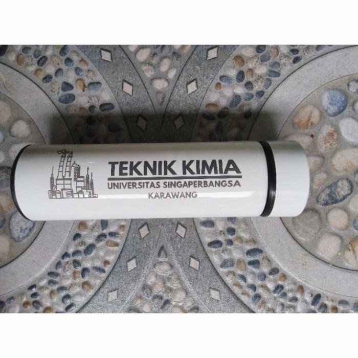 Jual Botol Minum TUMBLR/TERMOS TEKNIK KIMIA UNSIKA - Putih(E7P5) Termos Transparan Botol Minum ...