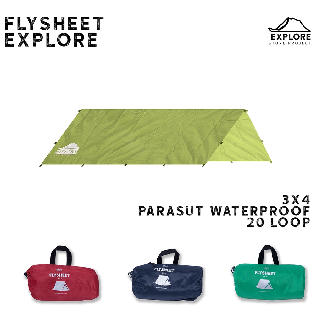 Jual EXPLORE STORE PROJECT || FLYSHEET 3X4 EXPLORE || FLYSHEET TENDA ...