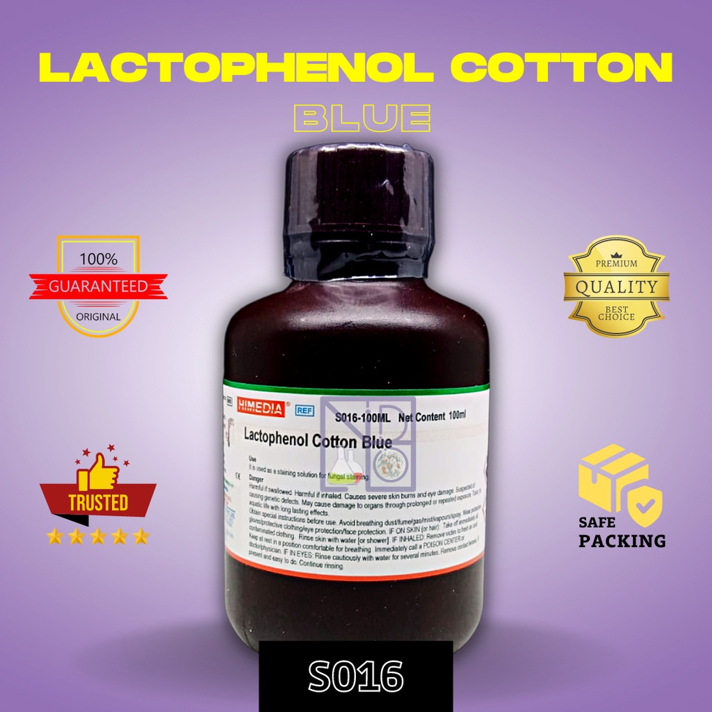 Jual Lactophenol Cotton Blue, 100 ml, HiMedia, S016 | Shopee Indonesia