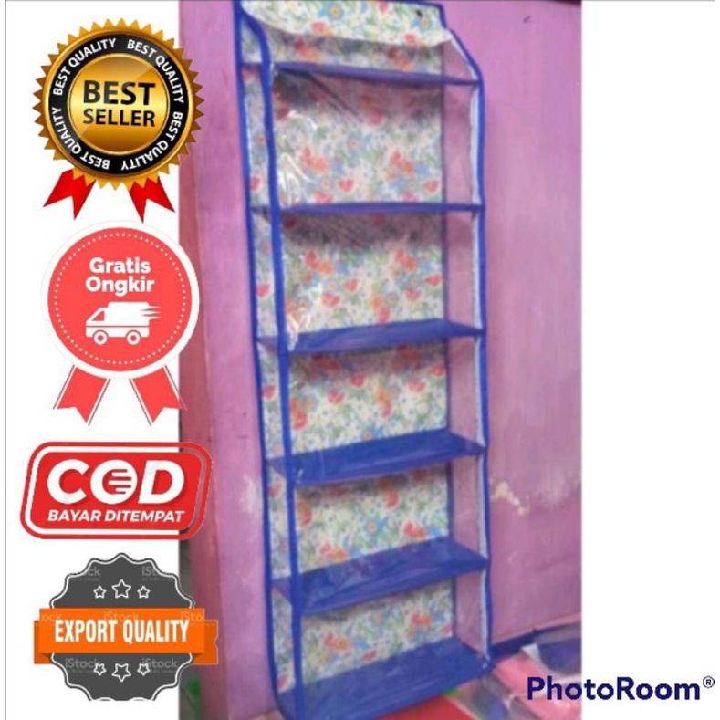 Jual RAK TAS GANTUNG FULL RESLETING MOTIF | Shopee Indonesia