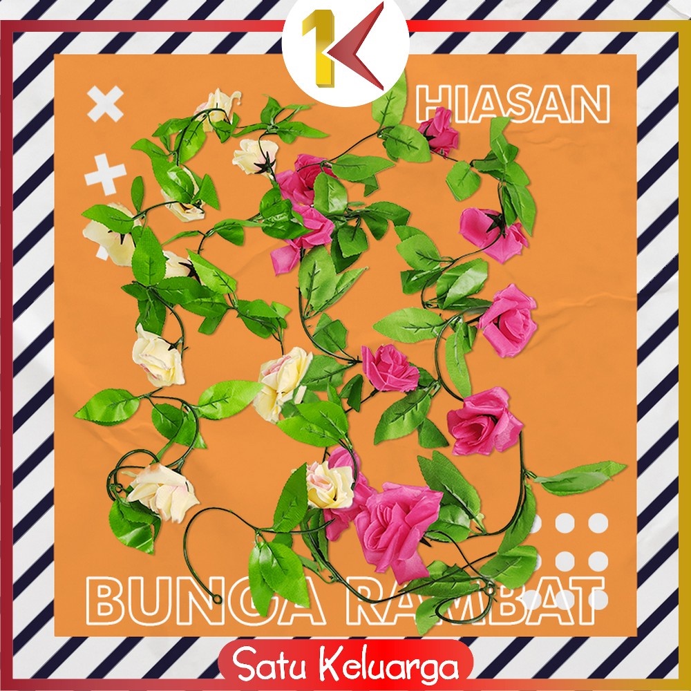Jual SK-C685 C688 Bunga Rambat Plastik Peony Juntai Mawar Dekorasi ...