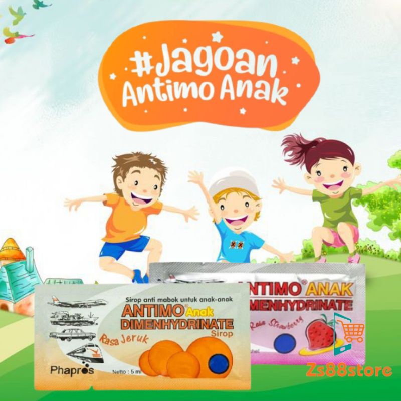 Jual ANTIMO Anak Cair 1 Sachet @ 5mL | Shopee Indonesia