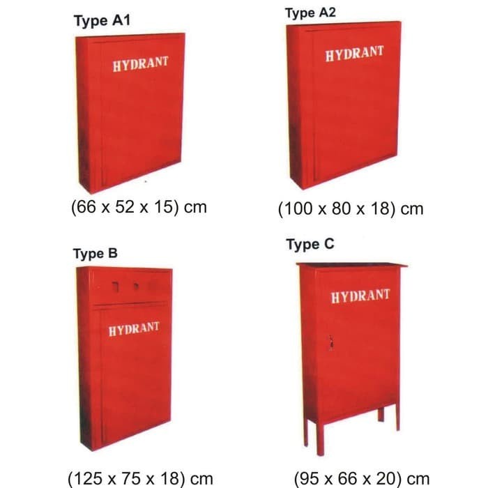 Jual BOX HYDRANT HIDRAN OURDOOR 95X66X20CM PLAT 1.2MM TYPE C APAR ...