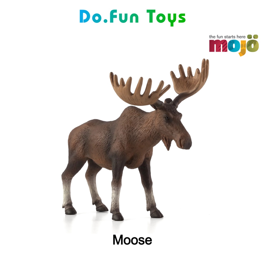Jual MOJO Animal Figurine | MOOSE / Mainan Miniatur Binatang Rusa Besar ...