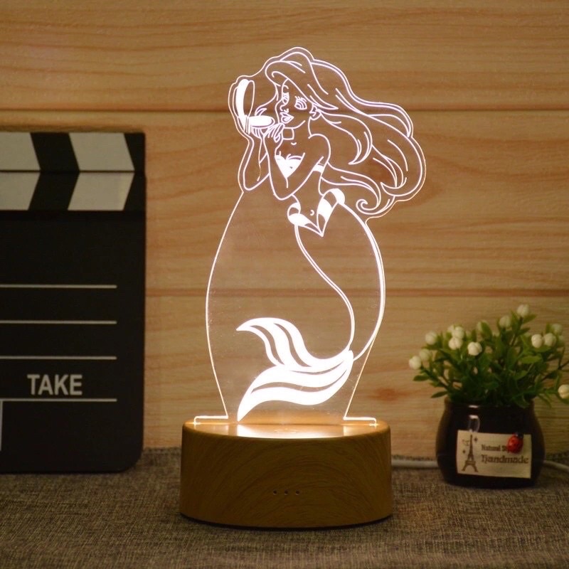 Jual LAMPU KADO Akrilik AESTHETIC 3D ~ LAMPU HIAS KAMAR LED 3D AKRILIK ...