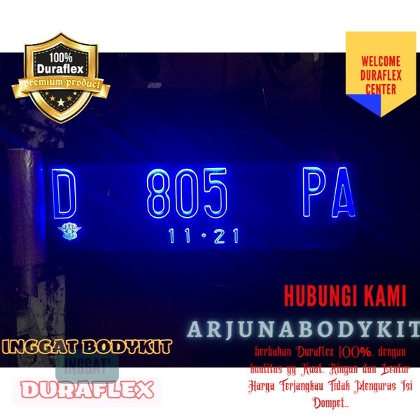 Jual Plat Akrilik Mobil Lampu Grafir Mesin ,S, | Shopee Indonesia