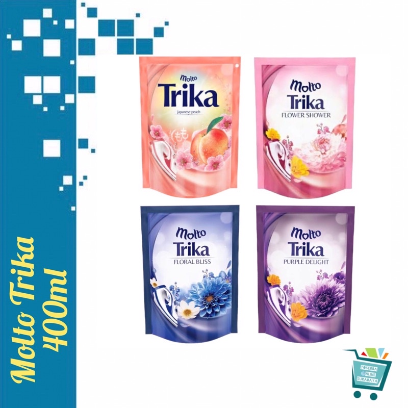 Jual Molto Trika 300ml / 400ml Pewangi Pakaian Japanese Peach / Flora ...