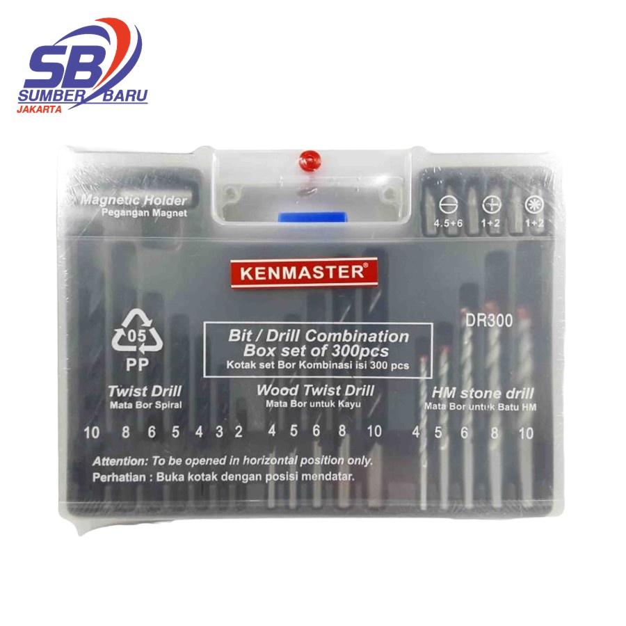 Jual KENMASTER Mata Bor Set Besi Beton Kayu Tembok Dan Mata Obeng ...