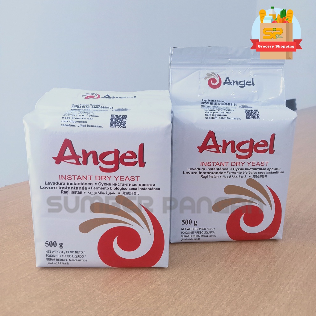 Jual ANGEL Ragi Instan / Pengembang Kue 500gr / Instant Yeast White ...