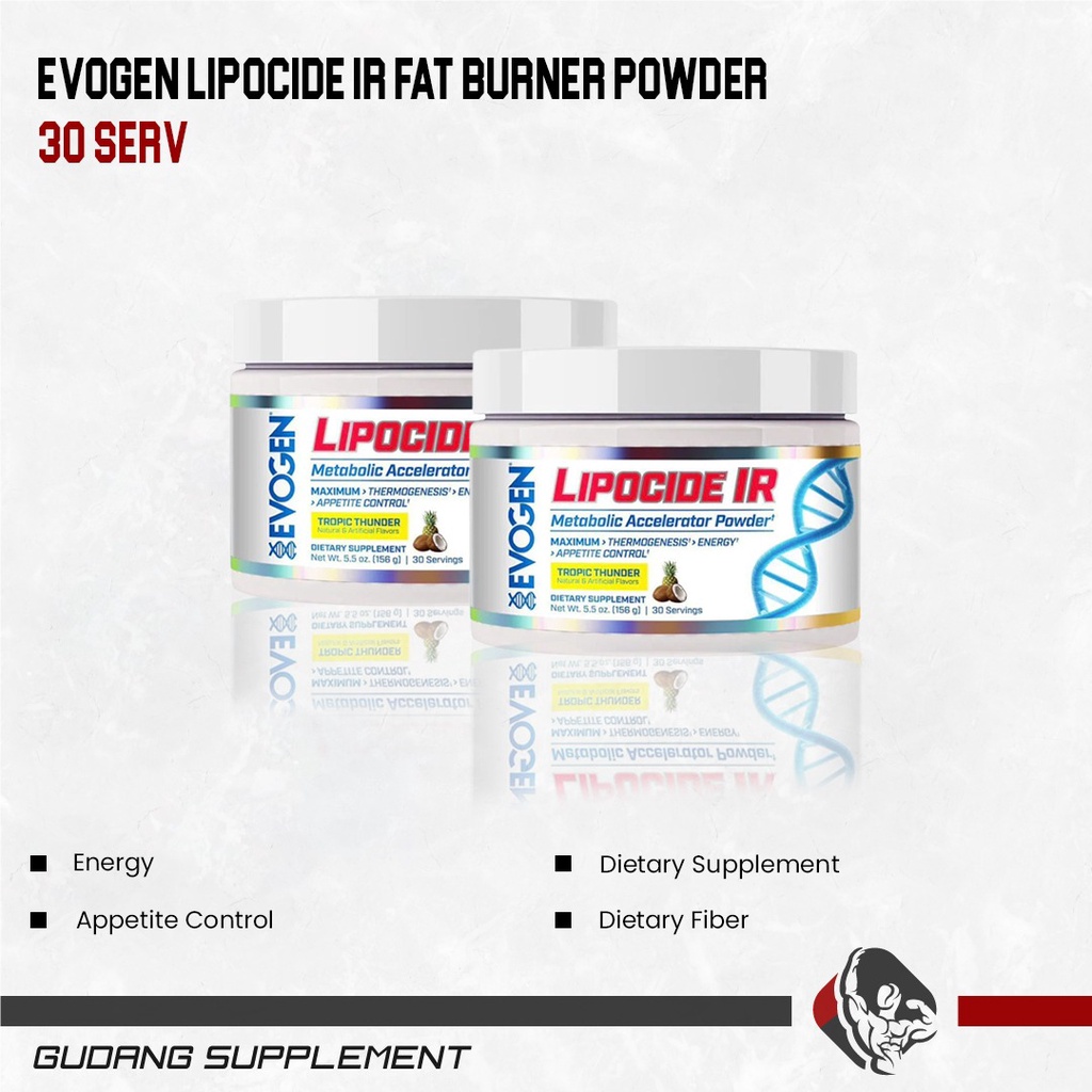 Jual Evogen Lipocide IR Fat Burner Powder 30 Servings | Shopee Indonesia