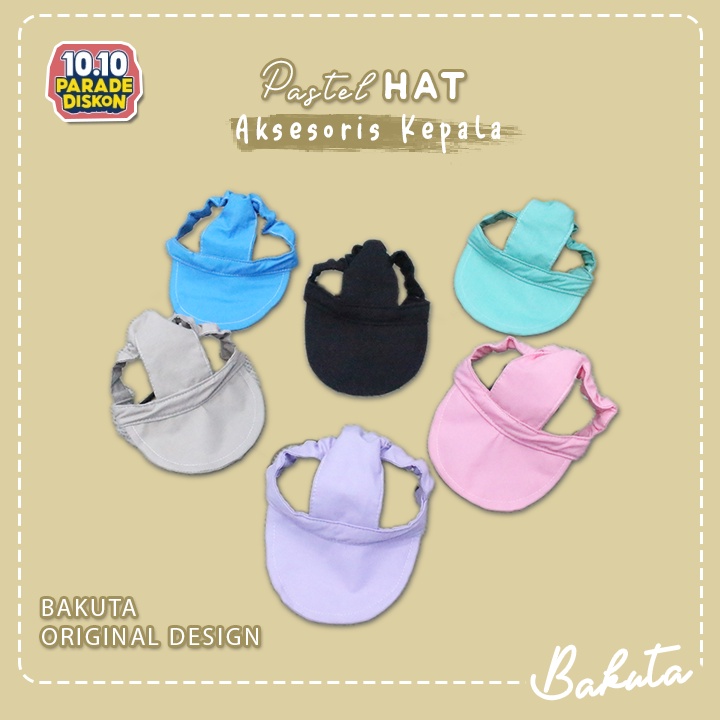 Jual Topi Kucing dan Anjing motif Pastel Hat adult dan kitten Ada ...