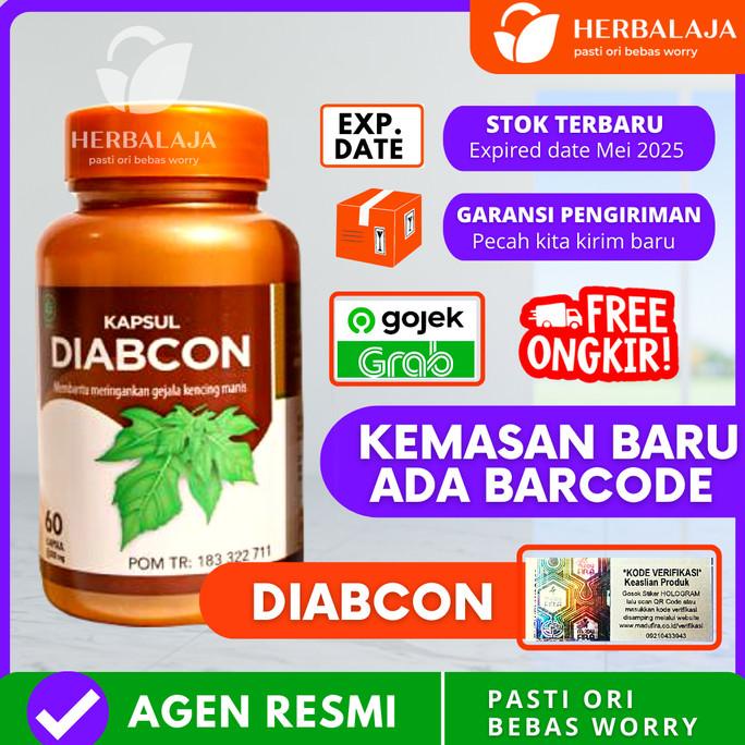 Jual Kapsul Diabcon Asli Obat Penurun Gula Darah Diabetes Herbal ...