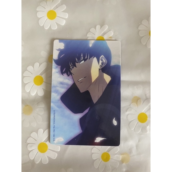 Jual official limited photocard solo leveling sung jinwoo | Shopee ...