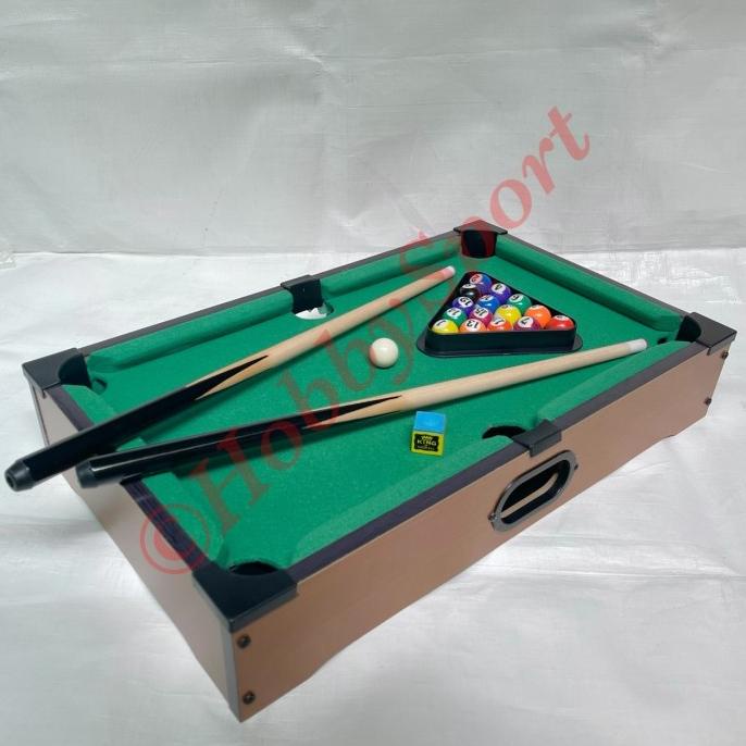 Jual Meja Billiard Mini L Tabletop Pool Table Desktop Biliar Mainan ...