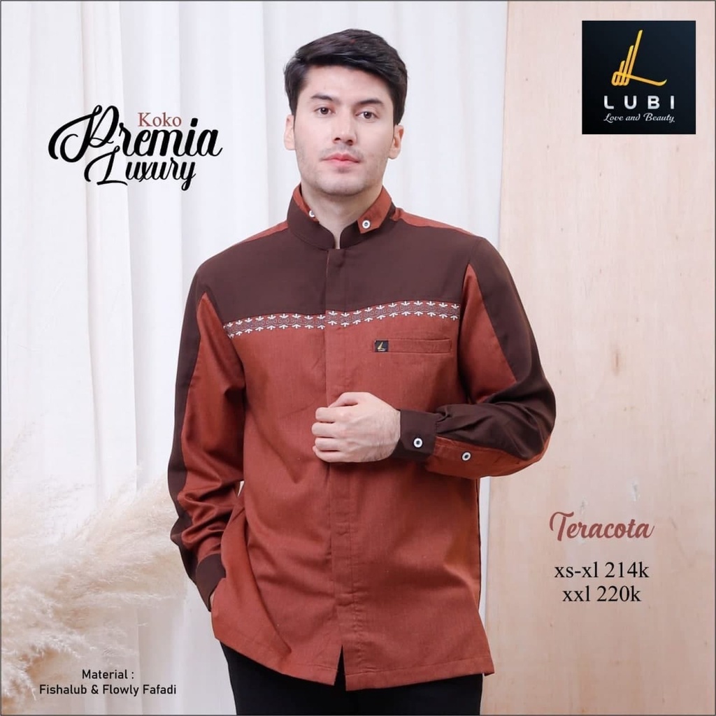 Jual PREMIA LUXURY TERRACOTTA BY LUBI SARIMBIT KOKO GAMIS DEWASA ANAK ...