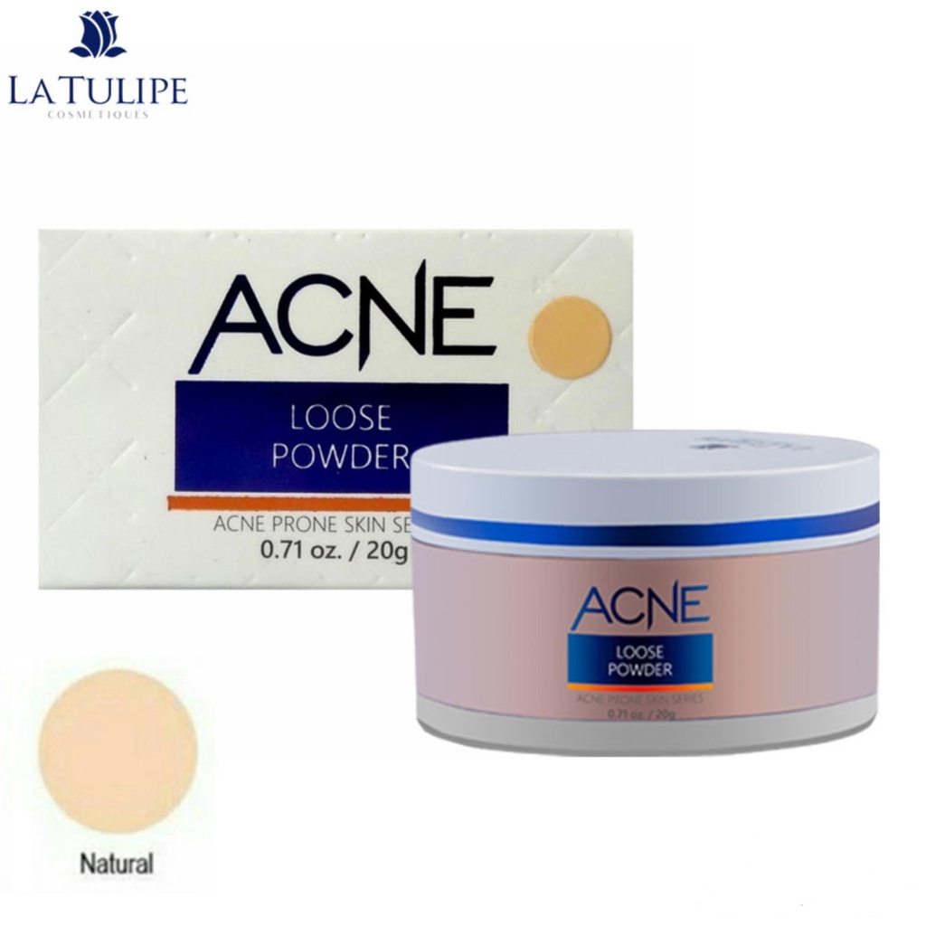 Jual La Tulipe ACNE loose powder 20g | Shopee Indonesia