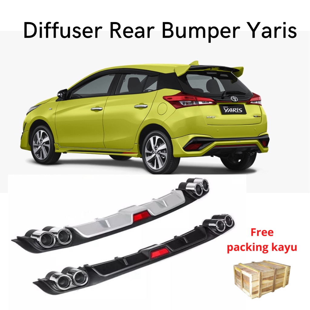 Jual Diffuser Rear Bumper Universal Mobil Bumper Belakang Toyota All ...