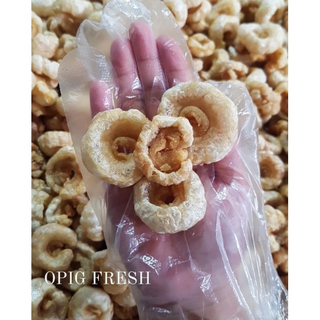 Jual Kerupuk babi samcan cap opig kemasan 200gr cap opig | Shopee Indonesia