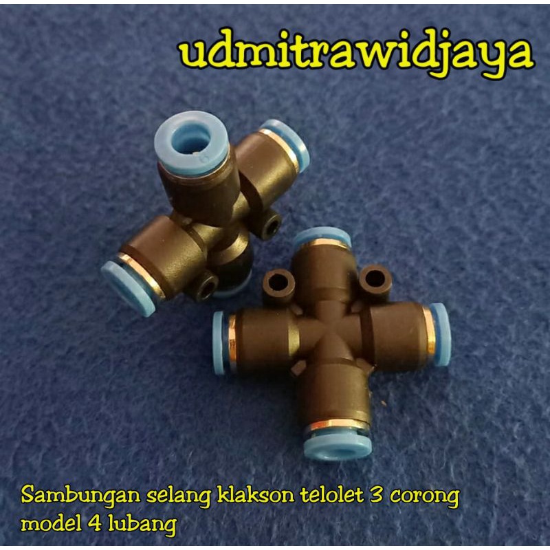 Jual Sambungan Selang Ori Klakson Telolet 3 Corong 4 Lubang Nepel Klakson Telolet sambungan ...