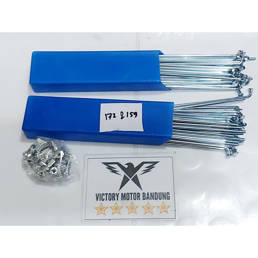 Jual Ruji Jari Jari Set Roda Depan Belakang Size 172 & 159 Suzuki Smash ...