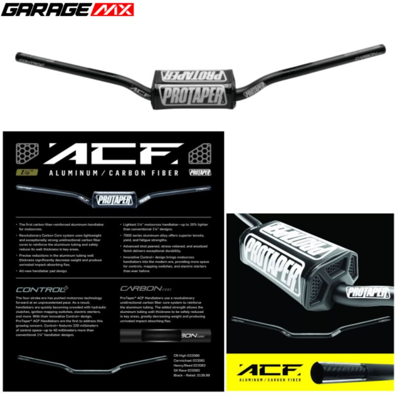 Jual HANDLEBARS STANG FATBAR PROTAPER ACF CARBON | Shopee Indonesia