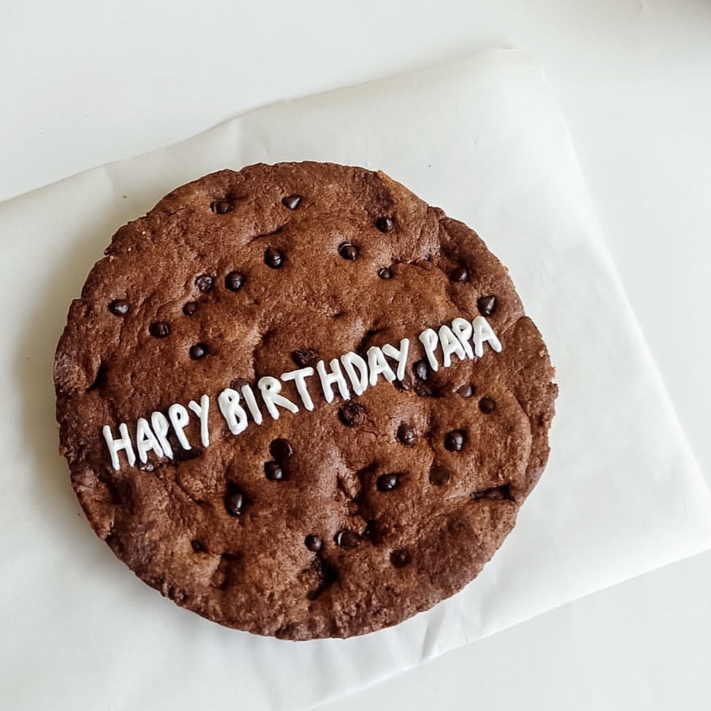 Jual ADDITIONAL SIMPLE WRITING Giant Birthday Kuki (Cookies) | Shopee ...