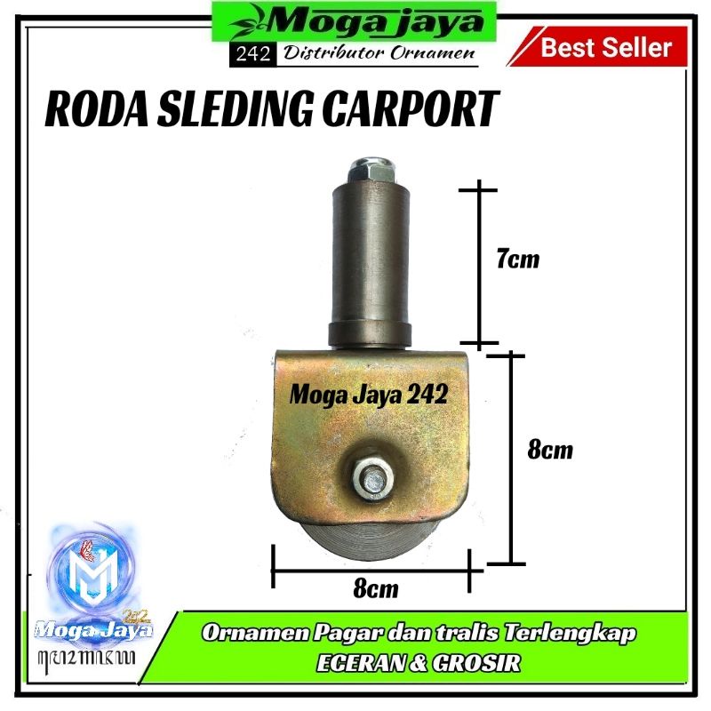 Jual roda sleding sliding pintu garasi carport | Shopee Indonesia