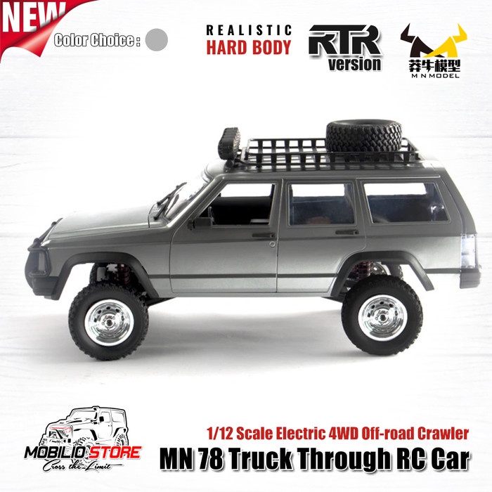 Jual RC MN78 Jeep Cherokee 213 1/12 Scale Electric 4WD Off-road Crawler ...