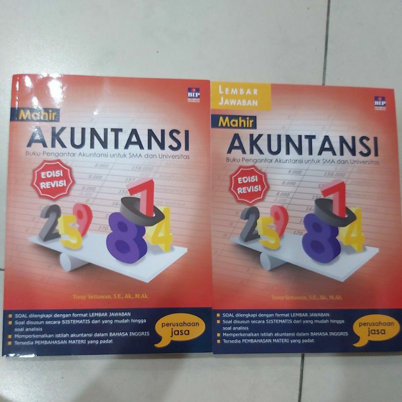 Jual JUAL SEPAKET BUKU MAHIR AKUNTANSI TEMY SETIAWAN PERUSAHAAN JASA ...