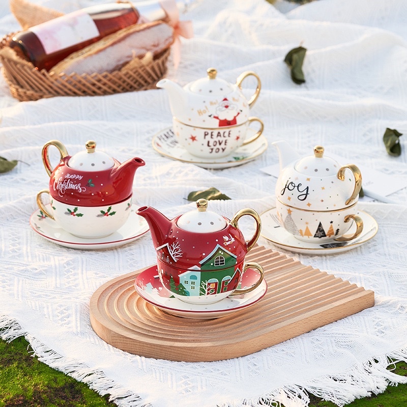 Jual Mug Natal / Tea Cup Set Natal / Gelas Christmas / Gelas Natal ...