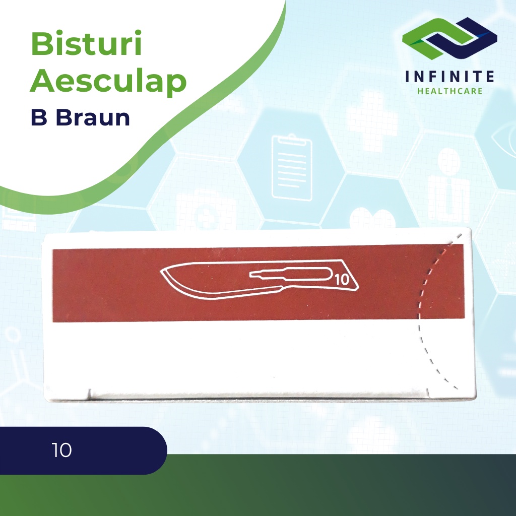 Jual B'Braun Bisturi No 15, 10, 11, 20, 21, dan 23 Surgical Blade ...