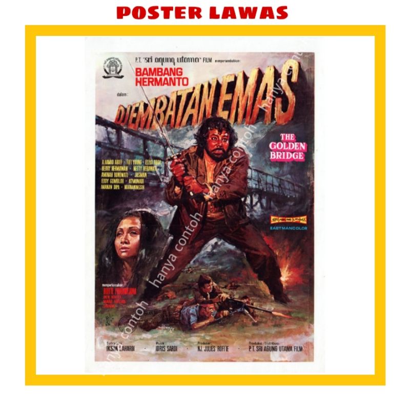 Jual poster film lawas djembatan emas | Shopee Indonesia