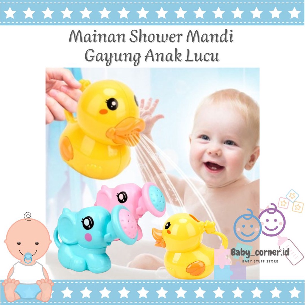 Jual Mainan Air Mandi Kolam Renang Hewan Gayung Shower pancuran lucu ...