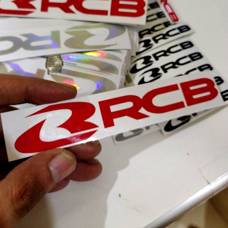 Jual Sticker RCB kecil cutting sticker Racing Boy grosir | Shopee Indonesia