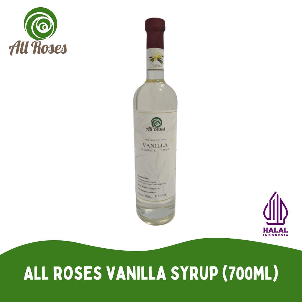 Jual All Roses Vanilla Syrup 700ml | Shopee Indonesia