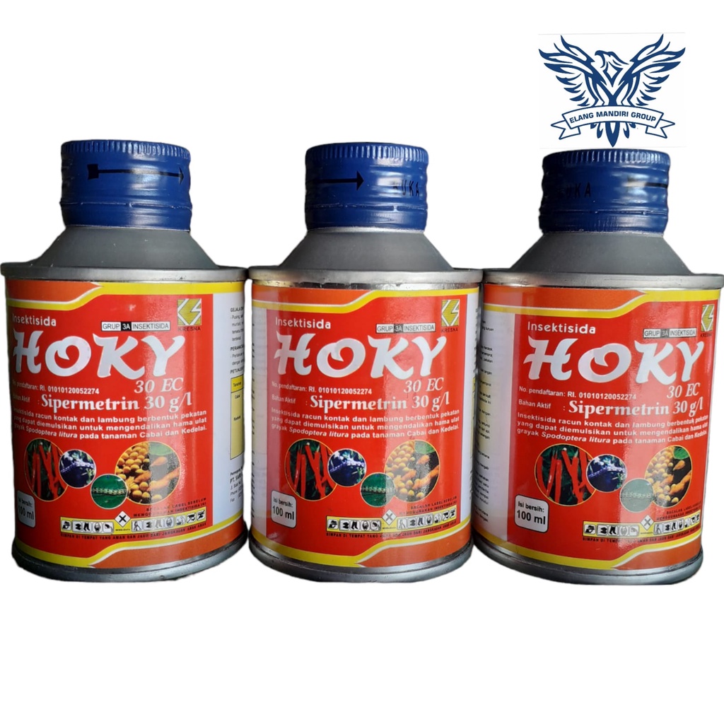 Jual Hoky 30EC 100ml Insektisida Sipermetrin 30g/l Mengendalikan Hama ...