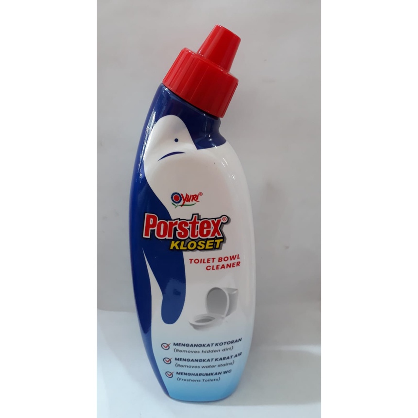 Jual YURI PORSTEX KLOSET TOILET BOWL CLEANER 500ML | Shopee Indonesia