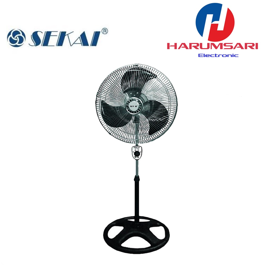Jual SEKAI Kipas Angin Berdiri/Stand Fan Tornado Besi 18 Inch SFN-1808 | Shopee Indonesia