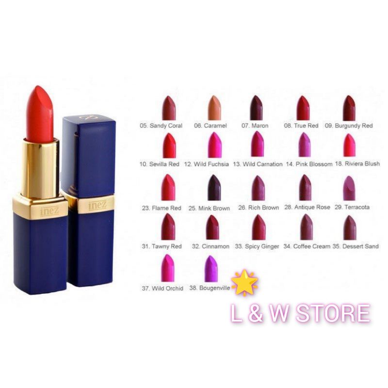 Jual Inez Lip Stick/ Inez Color Contour Plus Lipstick/Lip stick Inez ...