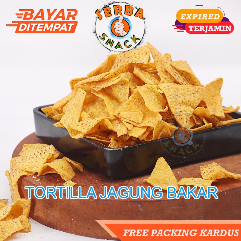 Jual Snack Kiloan TORTILLA Balado dan BBQ Jagung Bakar 250gr makanan ...