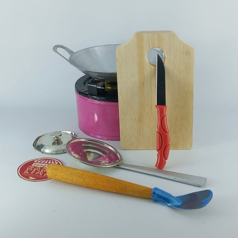 Jual Mainan Masak Masakan Mini anak Kompor Spirtus Ceper Bisa Nyala ...